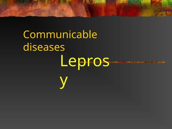 Leprosy | PPTX