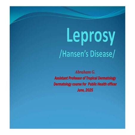 Leprosy | PPSX