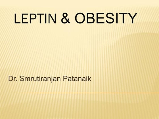 Obesity in 3D | PPT