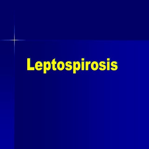 leptospirosis.pptxhqhahjaajaahhajqk@+#(# | PPTX
