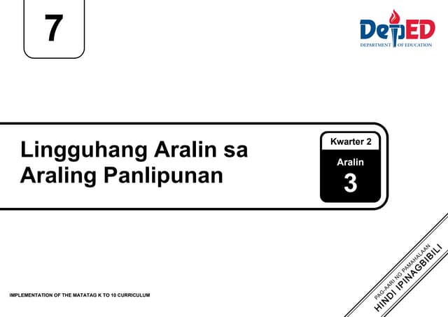 Q2_LE_Music and Arts 7_Lesson 1_Week 1. lesson exemplar | PDF