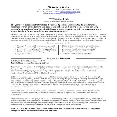 Togaf 9 template requirements impact assessment | DOC