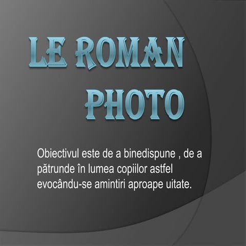 Le roman photo | PPT