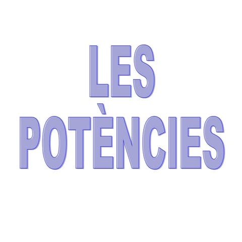 Les Potencies | PPT
