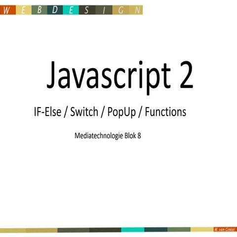 Les 2 javascript w2 | PPT