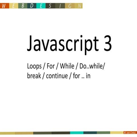 Les 3 Javascript | PPT