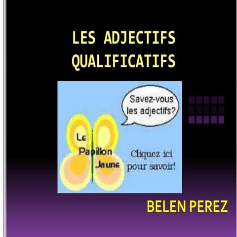 Les Adjectifs | PPTX