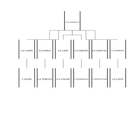 Les animaux esquema | DOC