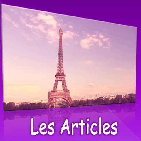Les articles | PPTX