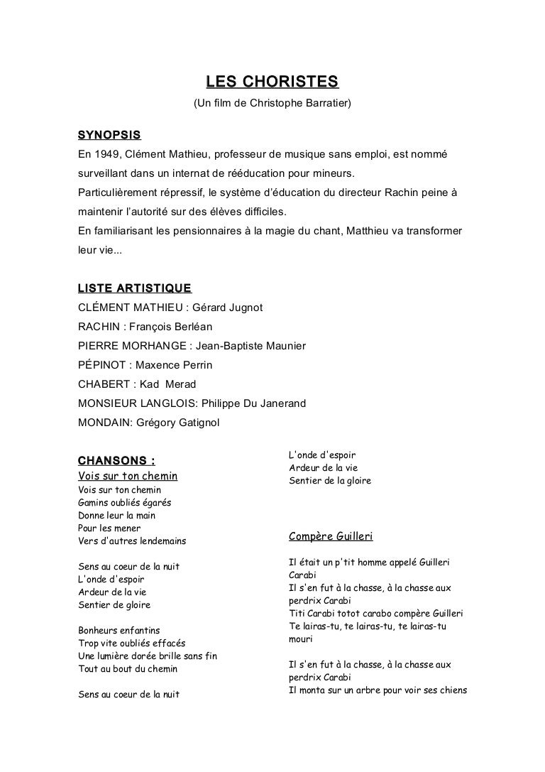 Les choristes