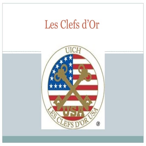 Les clefs d'or | PPT
