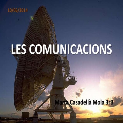 Les comunicacions | PPTX