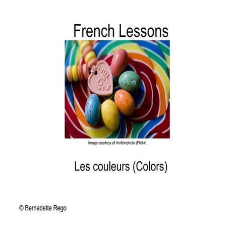 Les couleurs | PPT