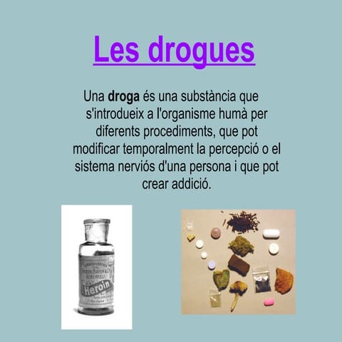 Les drogues | PDF