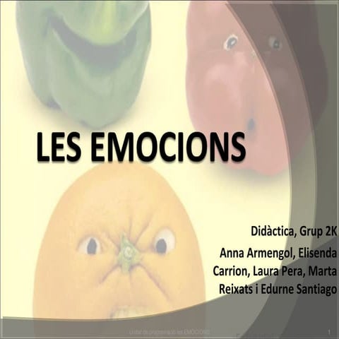 Les emocions | PPT