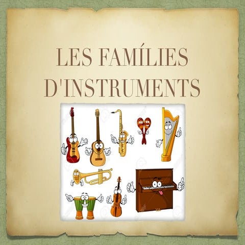Les famílies d'instruments | PDF