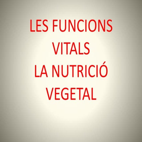Les funcions vitals | PPT