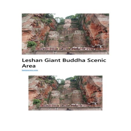 Leshan giant buddha scenic area | PDF