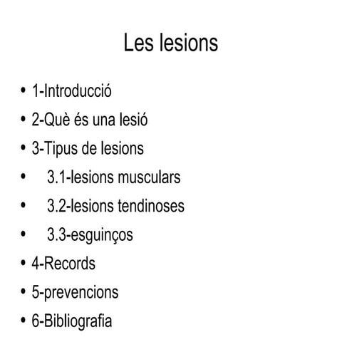 LESIONS | ODP
