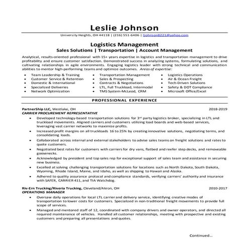 Leslie johnson---resume---draft | DOCX