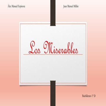 Les miserables | PPTX