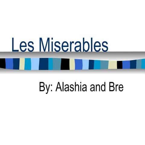 Les miserables powerpoint | PPT