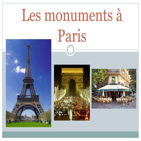 Monuments paris | PPT