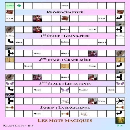 Les mots magiques jeu 03 | PDF