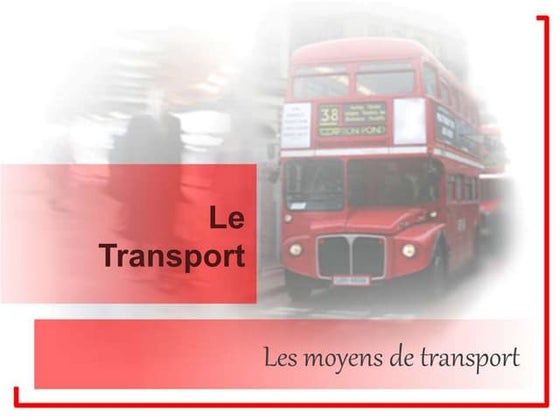 My favourite means of transport. Michele | PDF