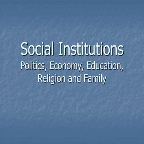 Leson 10 Institutions.ppt | Economy | Business and Finance