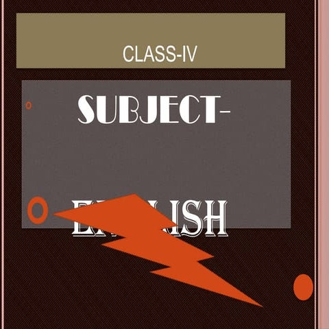 Class IV English Subject Body shapes and details | PPTX