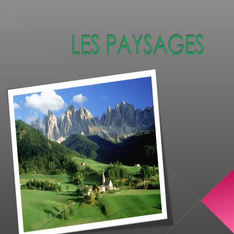 Les paysages | PPT