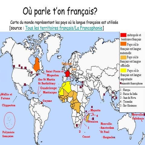 Le monde francophone | PPTX