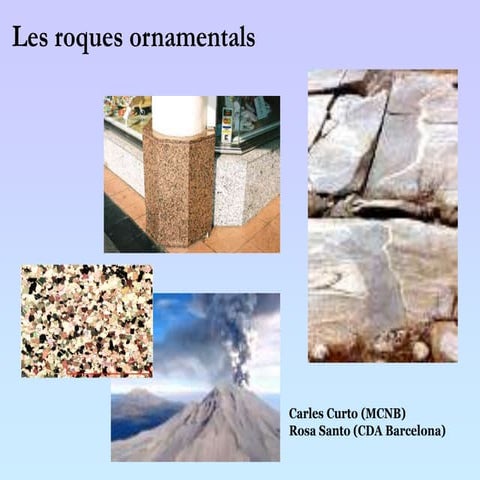 Les roques ornamentals | PPTX