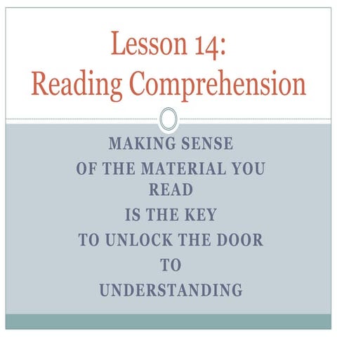 Less 14 Rdg Comp | PPTX