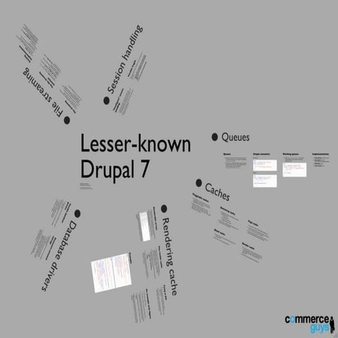 Lesser known Drupal 7 | PDF