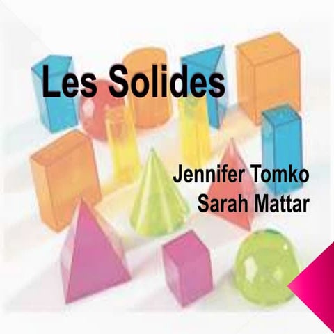 Les solides | PPTX