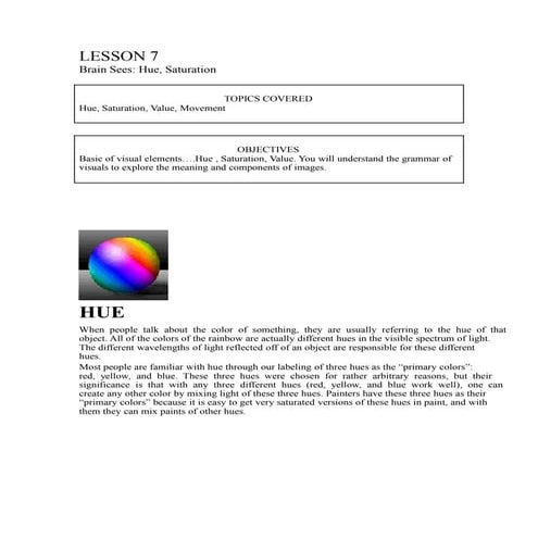 IVC - Lesson 07 | PDF
