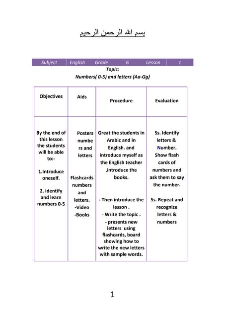 Detailed Lesson Plan in English For Kindergarten | PDF