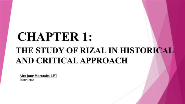 Life and Works of Rizal LESSON-1.pptx