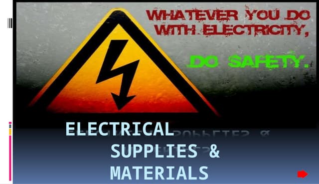 Electrical Supplies and Materials (EIM) | PPTX
