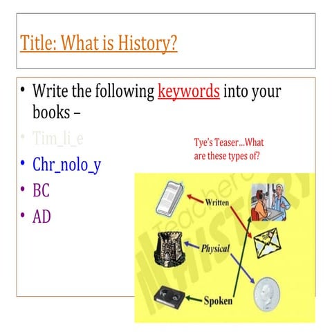 Lesson 1--and-2-what-is-history | PPT | Genealogy and Ancestry ...