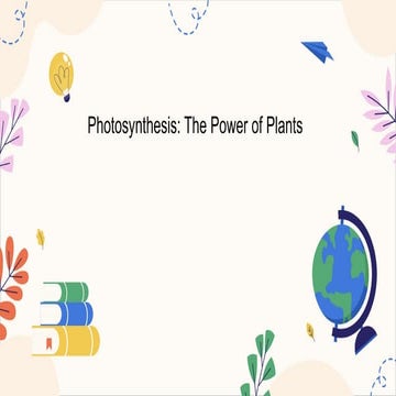 8th Grade Science: Photosynthesis Slides | PDF