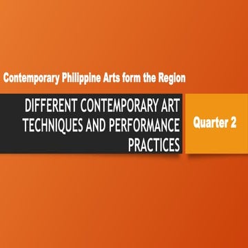 lesson-1-CONTEMPORARY PHILIPPINE ARTS IN THE REGION | PPTX