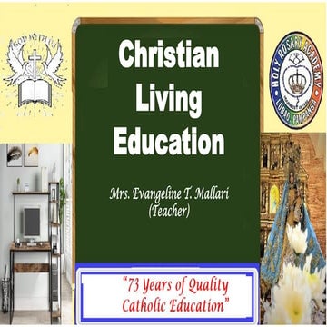 CHRISTIAN LIVING EDUCATION FAITH IN CHRIST | PDF