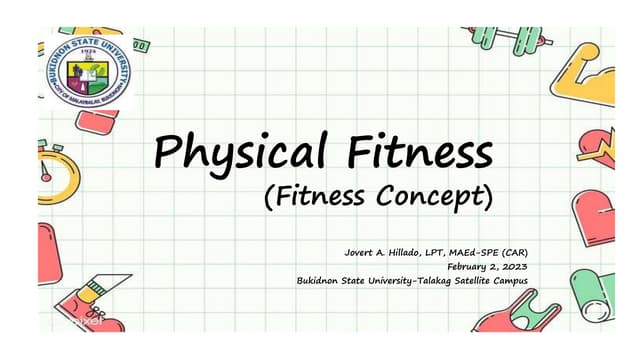 Physical Education 9 - Physical Fitness | PPTX