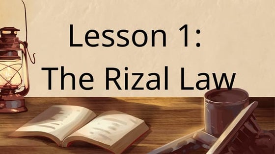 RA 1425 RIZAL LAW ,ITS PROPONENTS AND WHY IS IT CONSIDERED AS ...