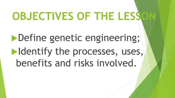 Bio project CLASS12 genetic engenering | DOCX