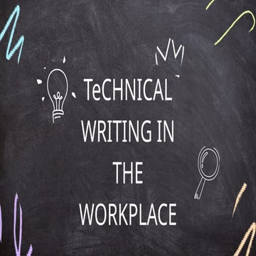Creative, Technical, and Academic Writing | PPTX