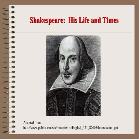 William Shakespeare powerpoint | PPT
